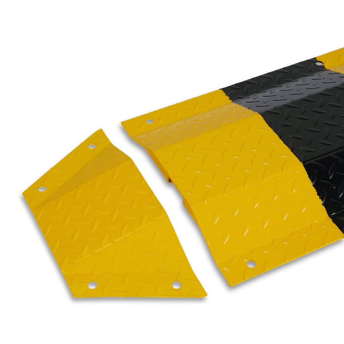 Crocodile - Metal Speed Hump - End Caps — What Safety?